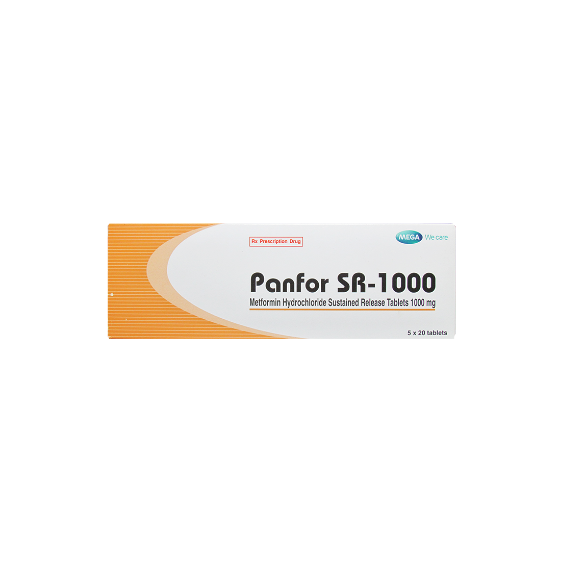 Panfor SR Metformin Hydrochloride 1000mg 10 Tablets