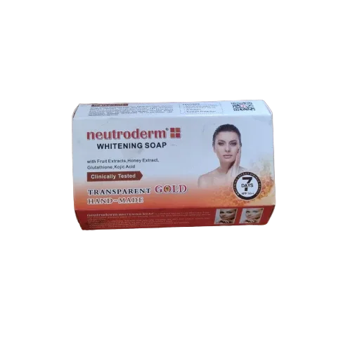 Neutroderm Whitening Soap Transperant Gold Hand made Clinically Tested