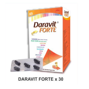 Daravit Forte Multivitamins Capsules 30 Enhance Dietary intake of vita