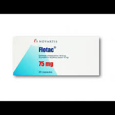 Flutac Diclofenac Sodium 75mg treat pain joint arthritis