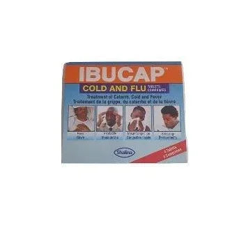 Ibucap Cold and Flu Tablets Treatment of Catarrh , Cold and Fever ...