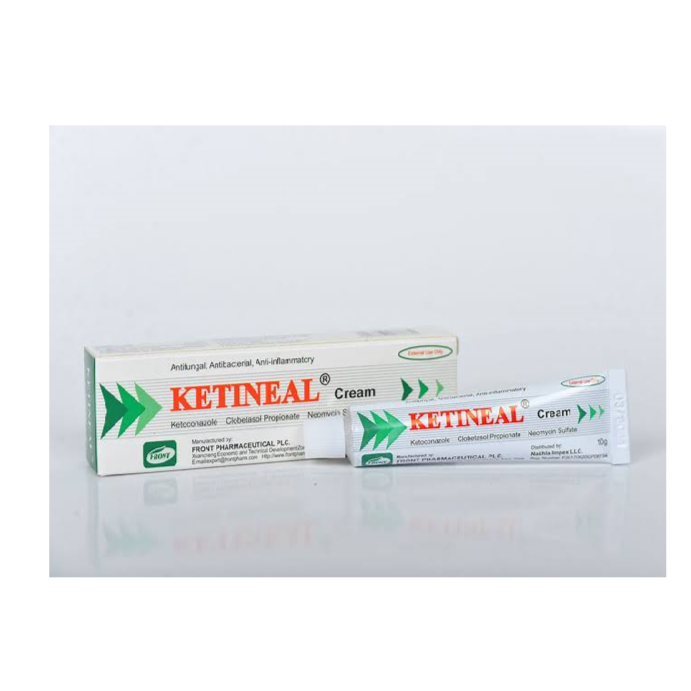 Ketineal Antifungal Cream Ketaconazole Clobetasol Propionate Neomycin